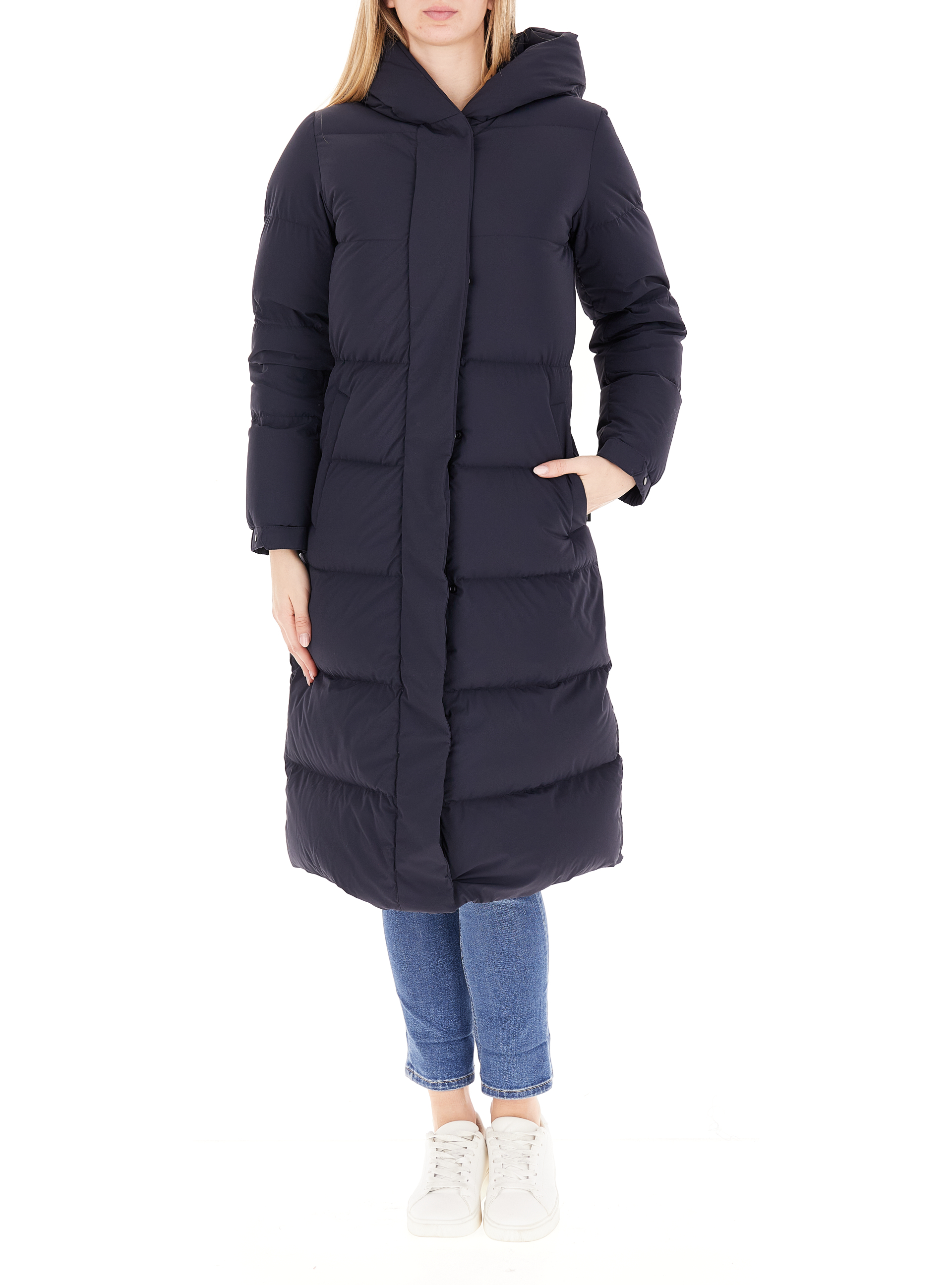 WOOLRICH Piumino con cappuccio JEANS 41050_WWOU2037FRUT3_107_3989 ...