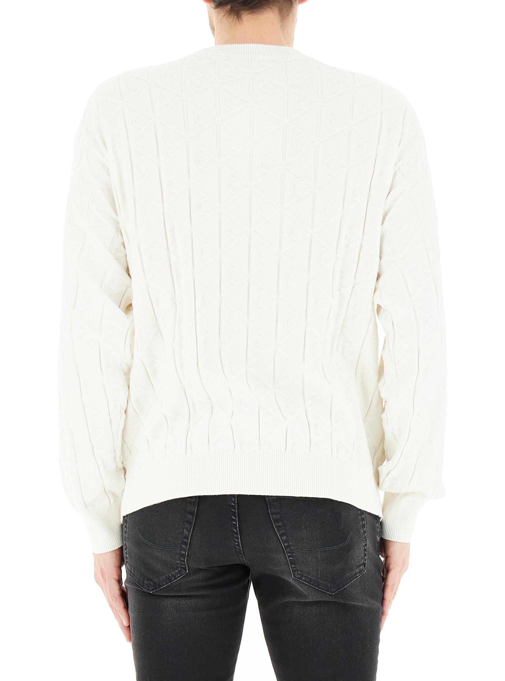 CALVIN KLEIN Maglione lavorato JEANS 42452_LV04RE301G_YAS | Sorelle Ramonda