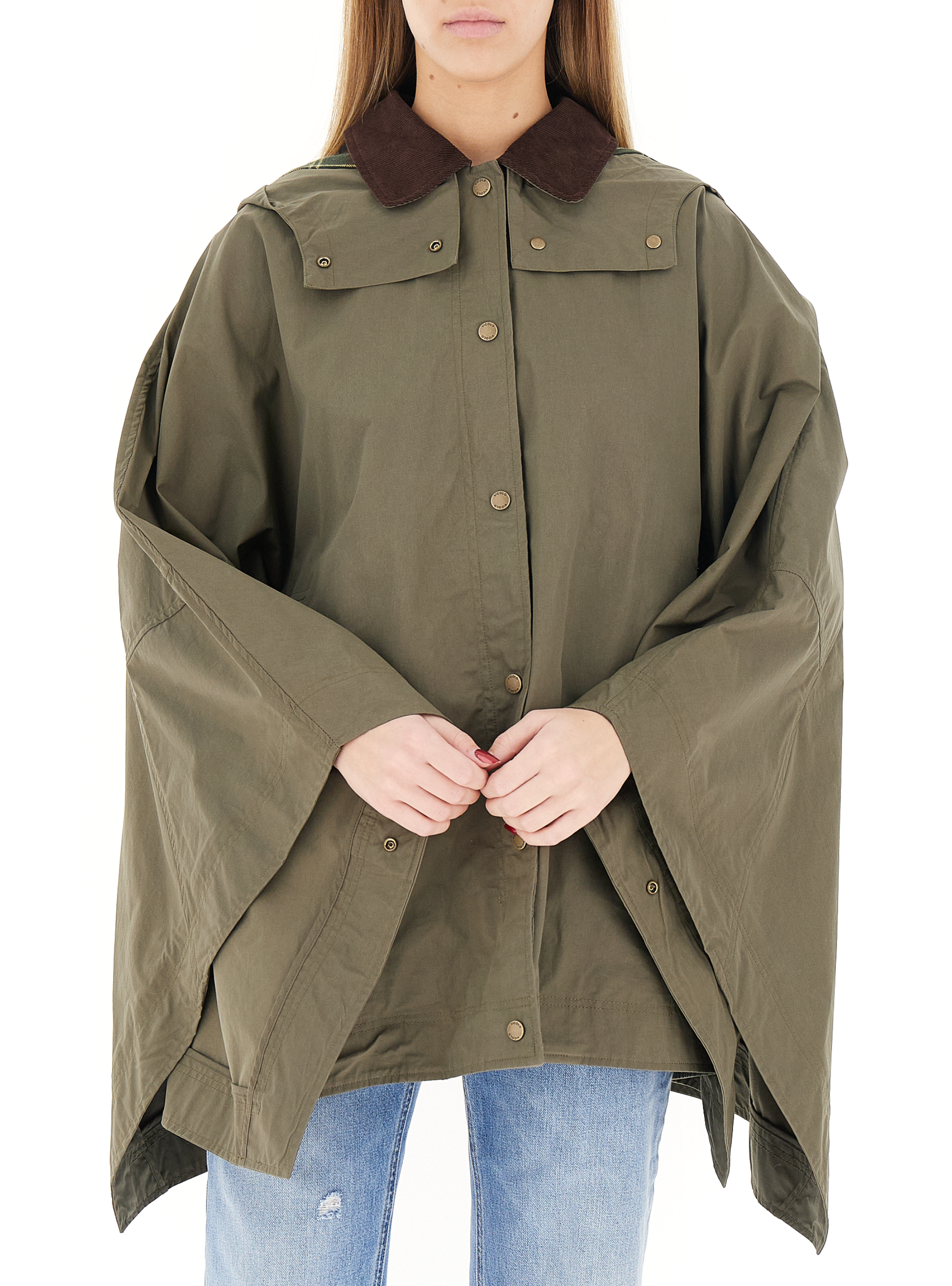 VICOLO Impermeabile a mantella DONNA 43849_TAB0018_ARMY | Sorelle Ramonda